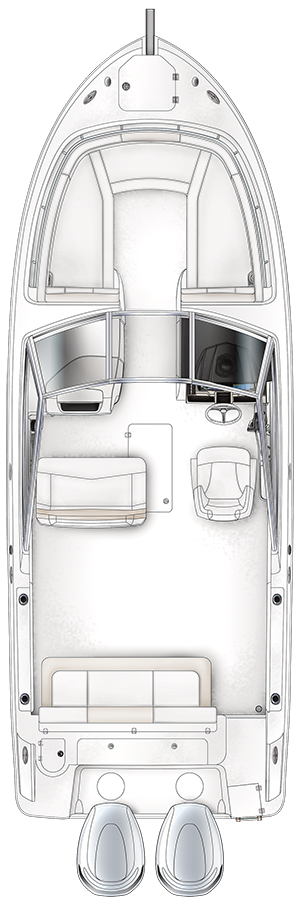 2020 Robalo 247 Dual Console Specifications & Capacities